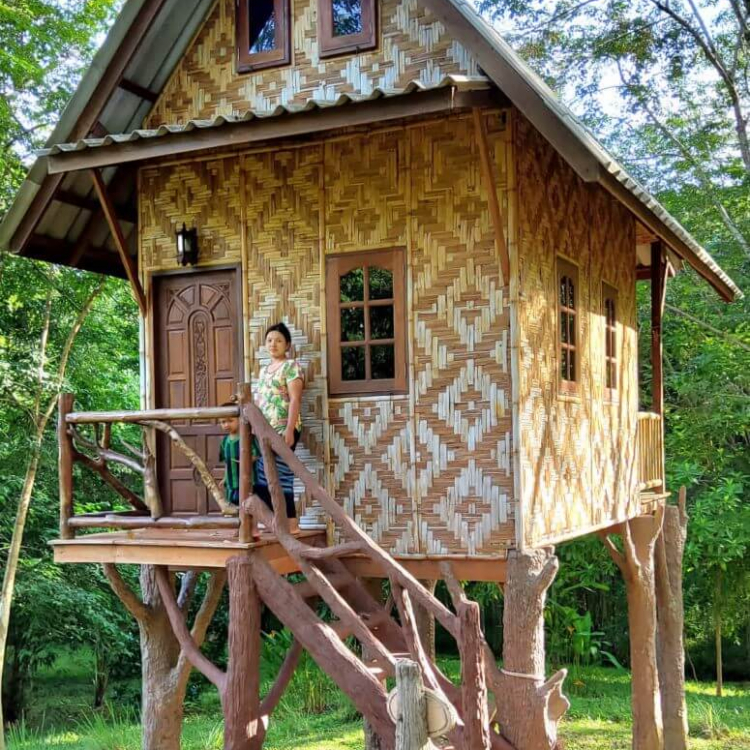 Family Bamboo Treehouse - Treehouse Holidays Koh Yao Noi Island Thailand